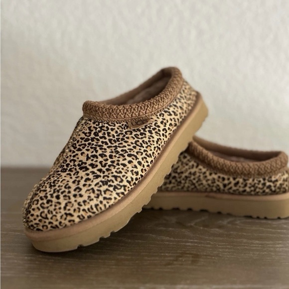 UGG | Shoes | Leopard Print Ugg Tasman Slipon Shoes Slippers | Poshmark